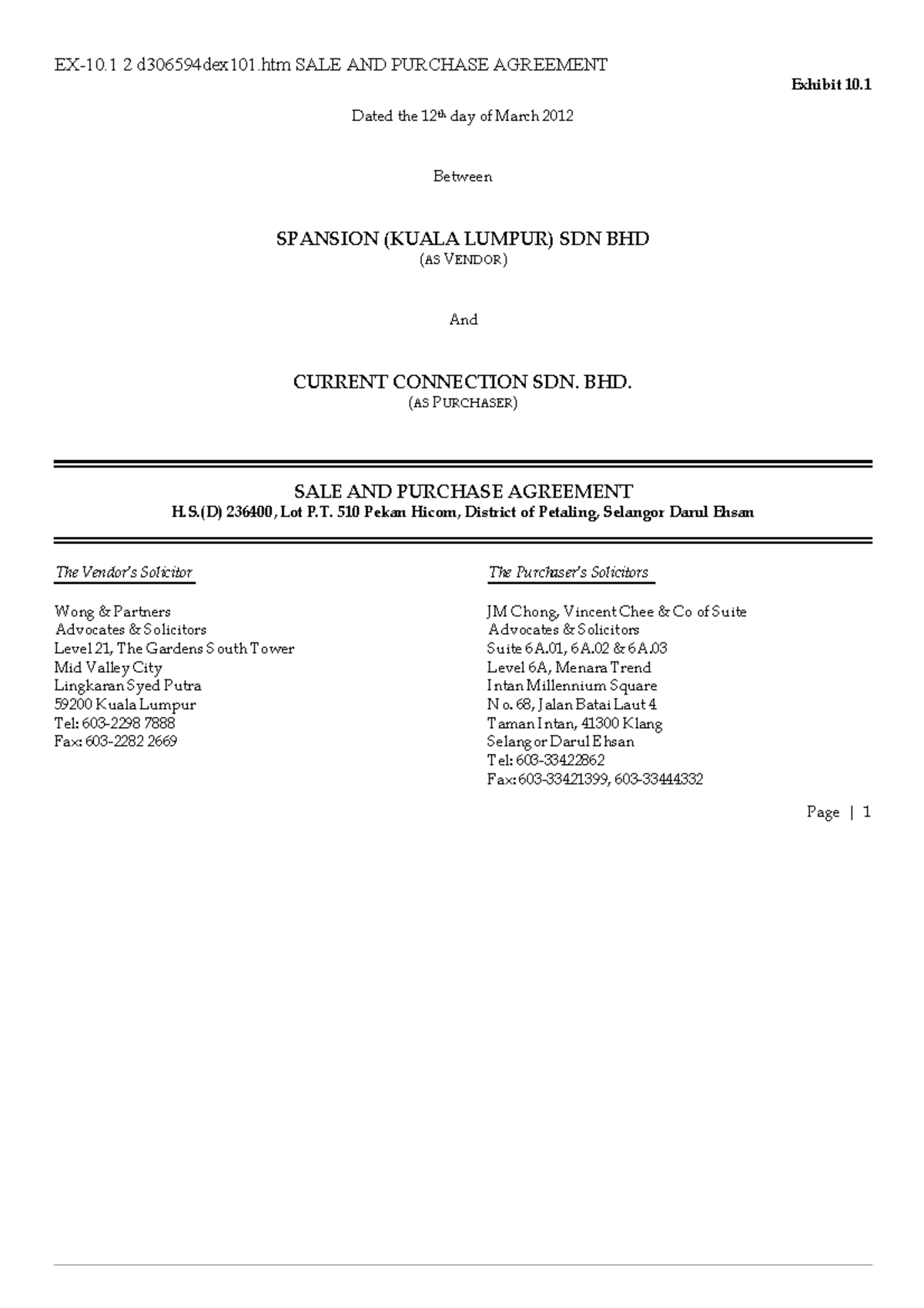 Sample SPA 2 - do not rely on this 199 percent please make your own ...