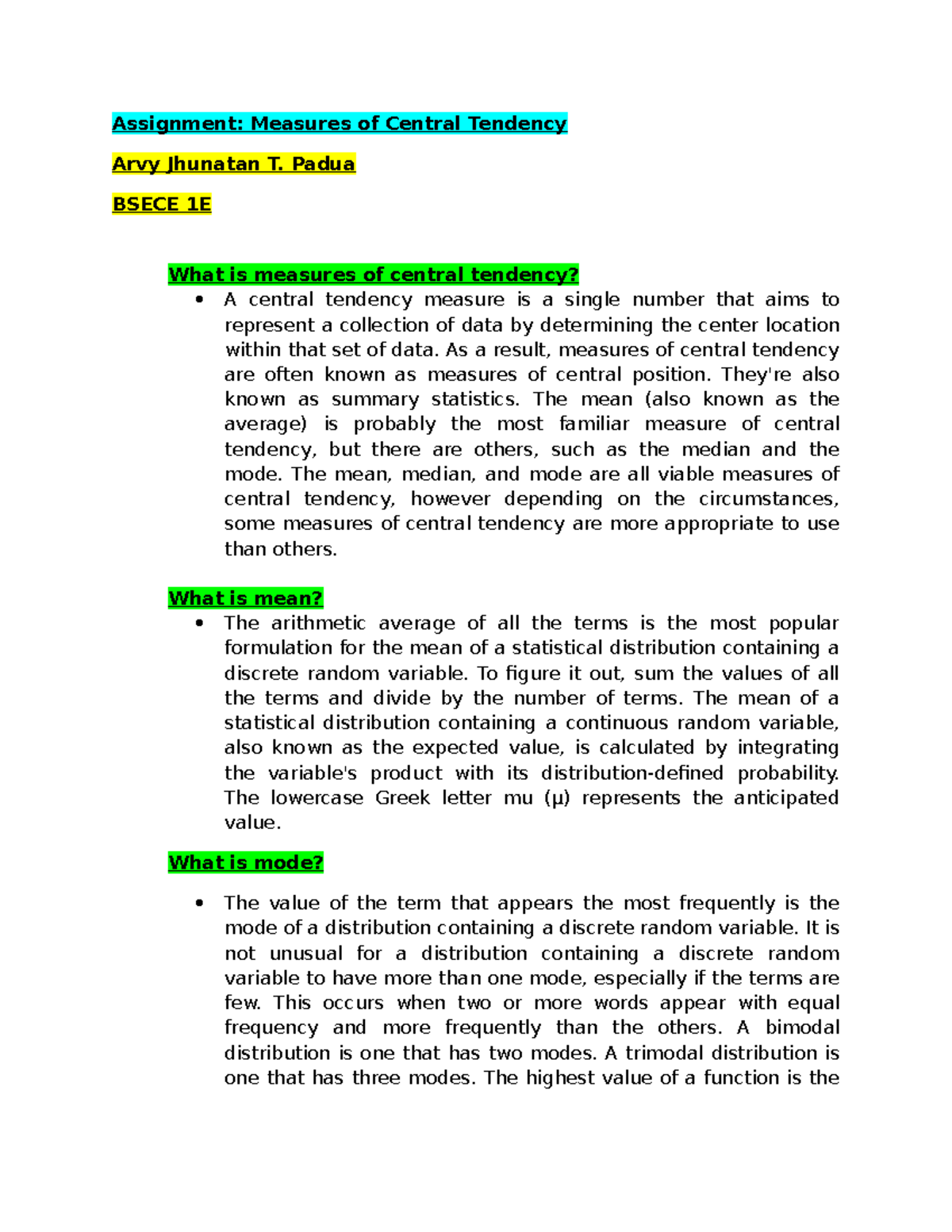 Activity 3-Mathematics - Mechanical engineering - Studocu