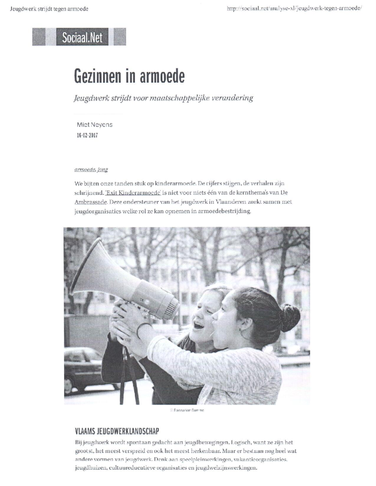 Gezinnen in armoede - extra leermateriaal - Structureel sociaal werk ...