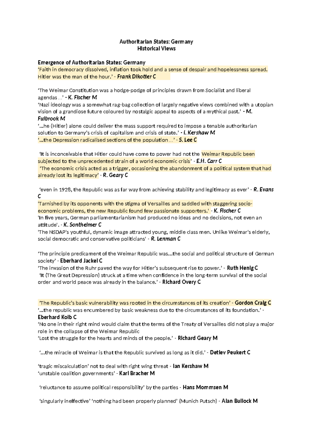 Authoritarian States - historical views - Authoritarian States: Germany ...