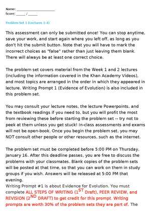 BIO 202 Lec 2 History of Life on Earth - Lec 2: History of Life on ...