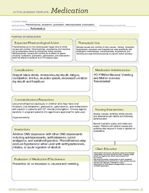 Loop diuretic Medication template - ACTIVE LEARNING TEMPLATES ...