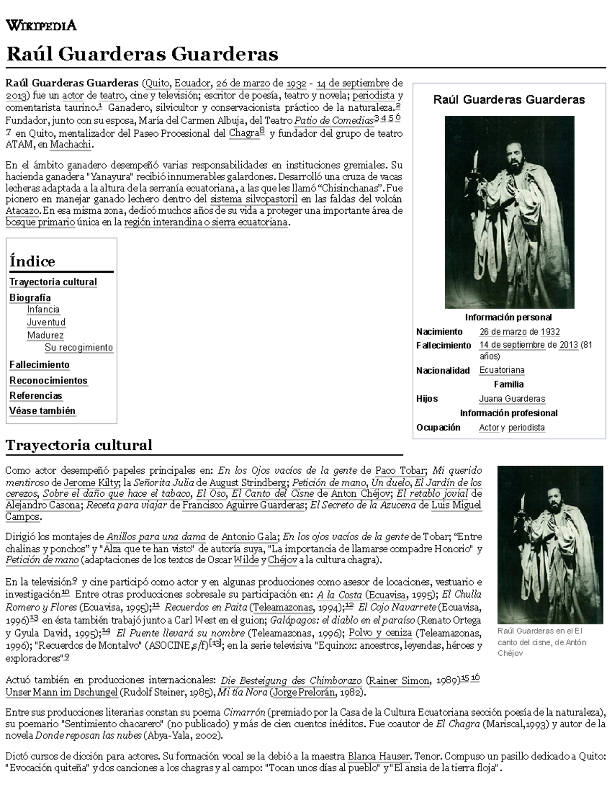 Raúl Guarderas Guarderas - Raúl Guarderas Guarderas Información ...