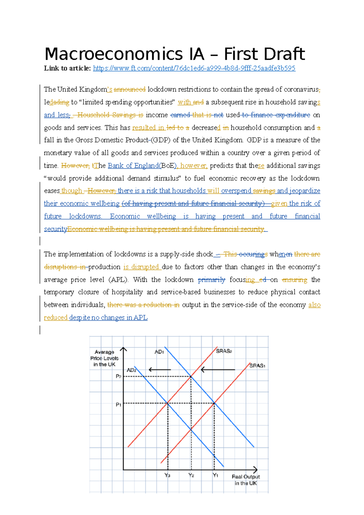 Macroeconomics IA - First Draft - Kunaal s edited - Macroeconomics IA ...