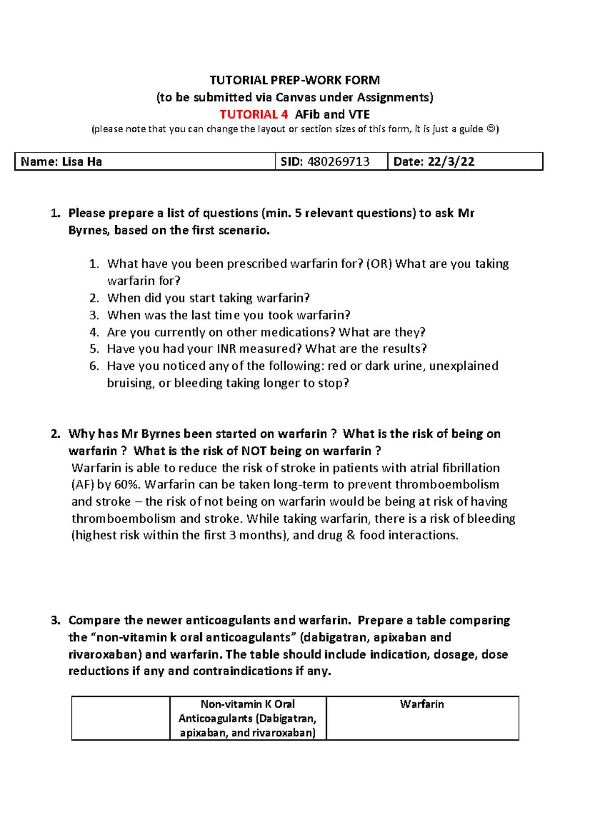 Tutorial 4: Prep-work answer sheet - TUTORIAL PREP-WORK FORM (to be ...