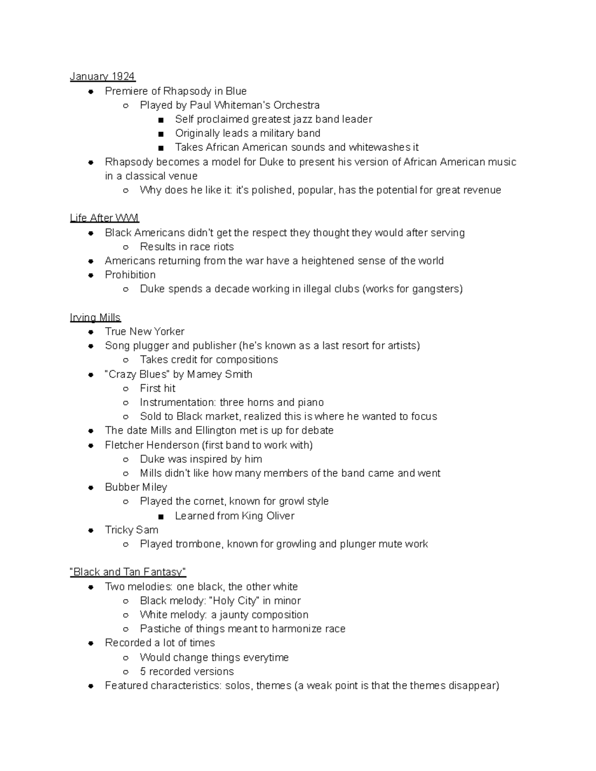 1924 and Life After WWI - January 1924 Premiere of Rhapsody in Blue ...