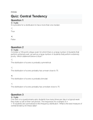 Probability Template - assignment - PSYC 354 PROBABILITY TEMPLATE Questions 1- Fill in the - Studocu