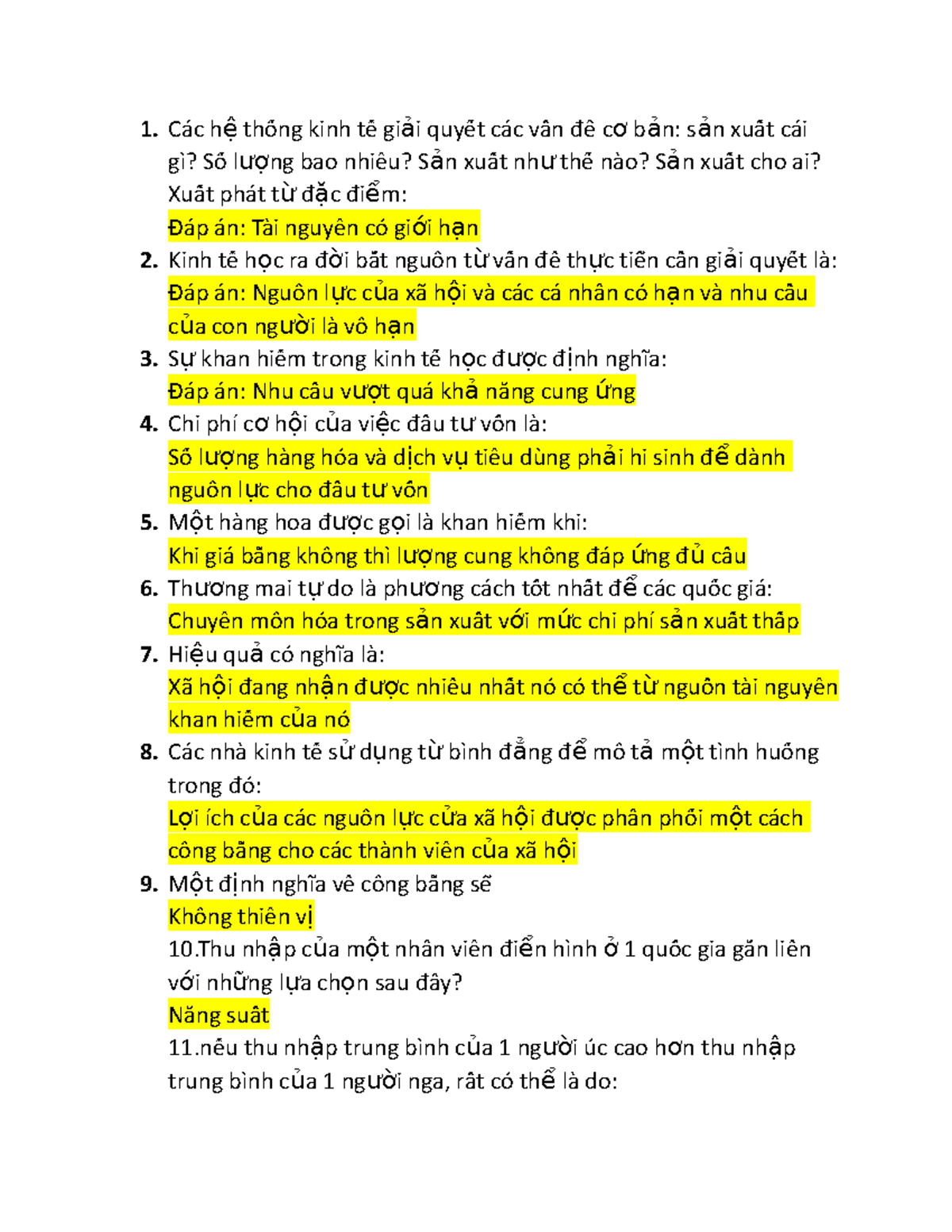 Hế - svsv - Các h ệ thốống kinh tếố gi ải quyếốt các vấốn đếề c ơ b ản ...