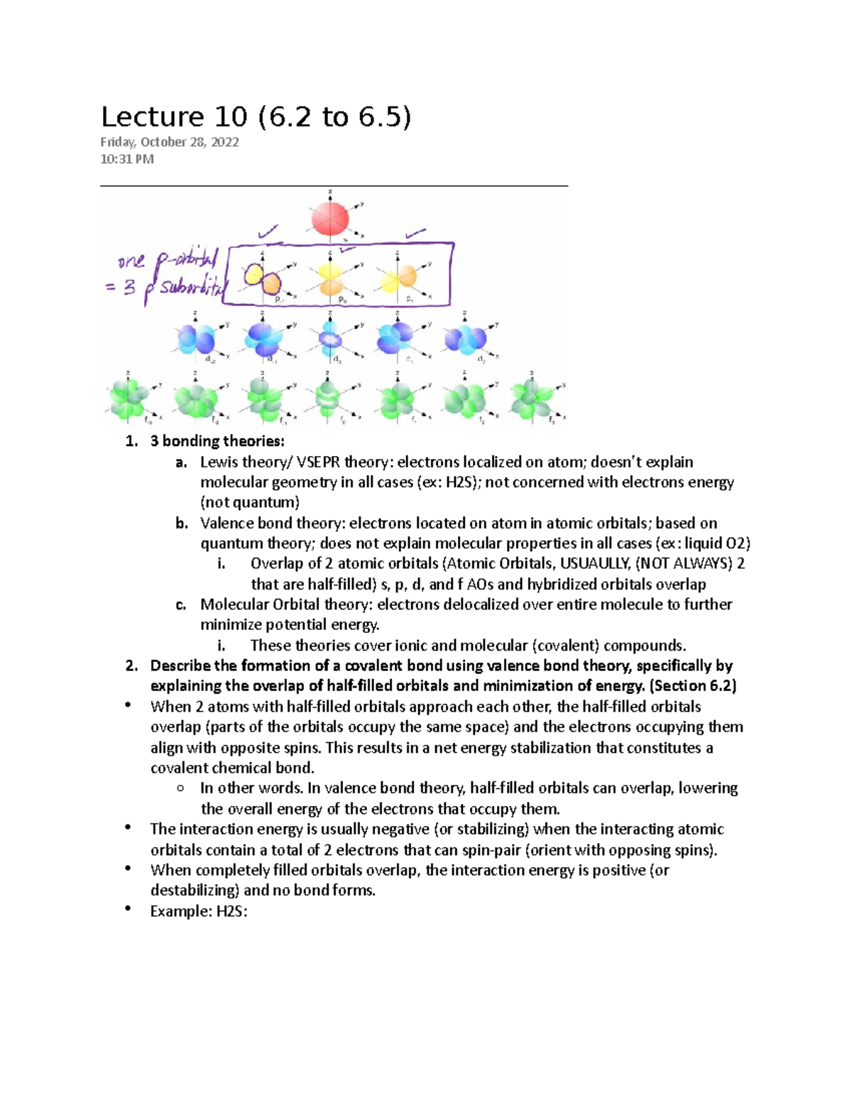 Lecture 10 6 2 To 6 Lectuer Notes Lecture 10 6 To 6 Friday