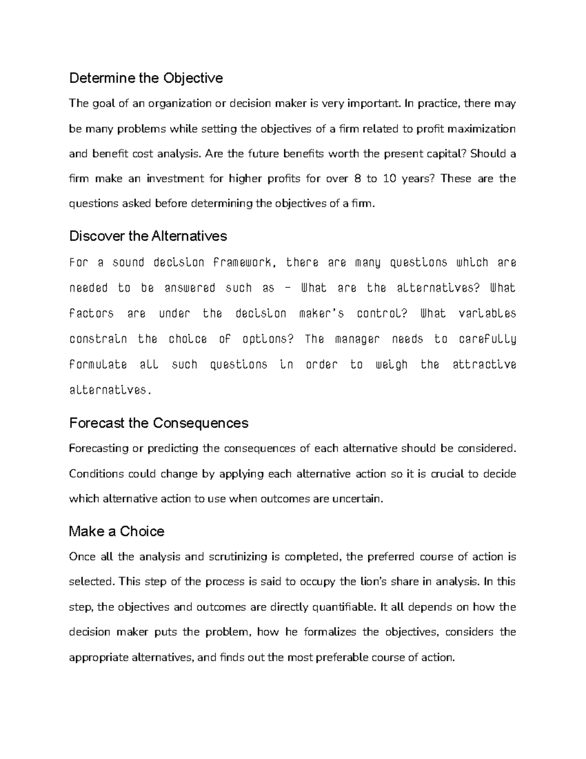 Economics - this are the standards of accounting - Determine the ...