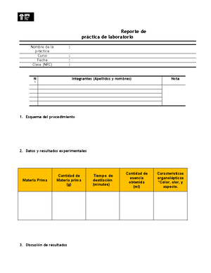 JP Formato Reporte+de+resultados+laboratorio 2024 1+ - Reporte de práctica de laboratorio Nombre ...