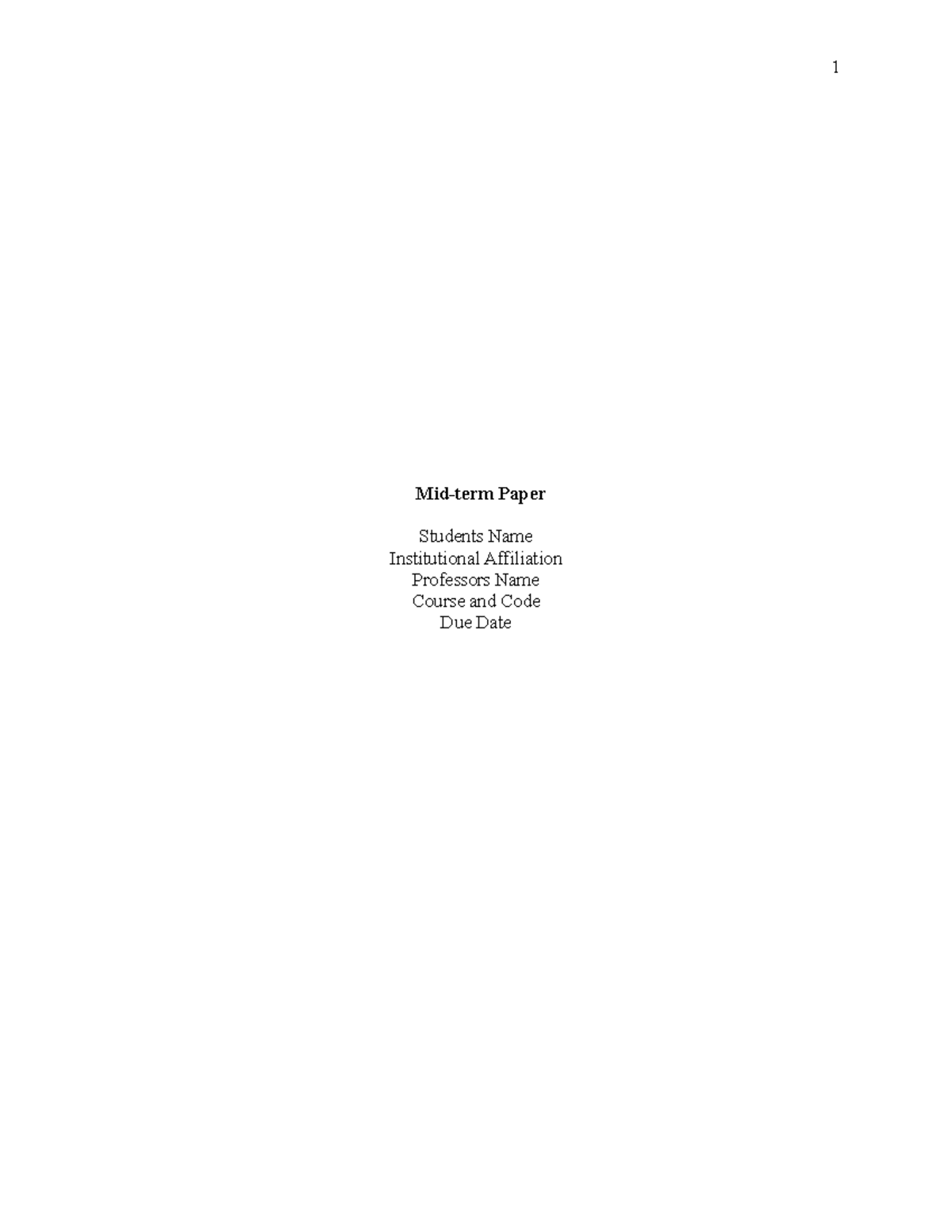 Mid-term Paper (Starbucks Coffee Company Business Analysis) - Mid-term ...
