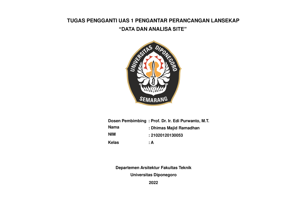 TUGAS PERANCANGAN LANSKAP REDESAIN TAMAN KOTA - TUGAS PENGGANTI UAS 1 ...