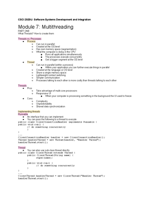 CSCI 2020 - Soft-Design and Best Practices - CSCI 2020U: Software Systems Development and - Studocu