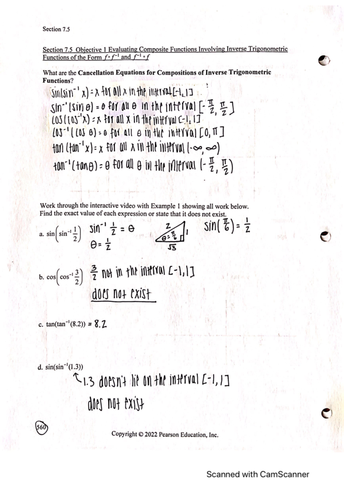 Homework notes 7.5 - MAT 125 - Studocu