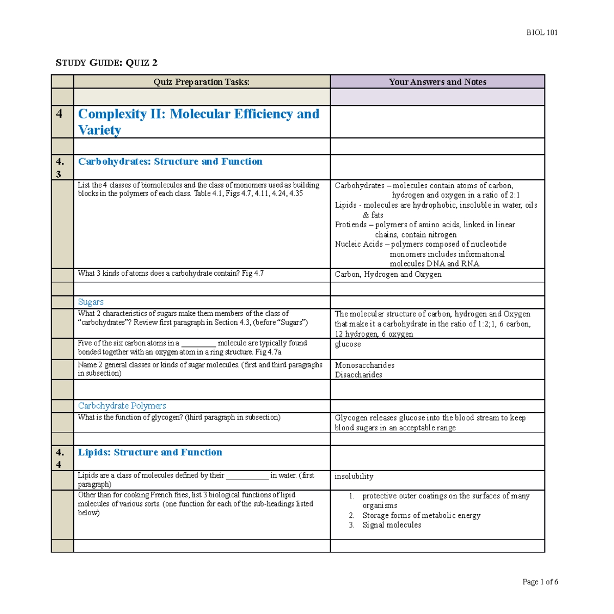 Study Guide Quiz 2(2)-1 - STUDY GUIDE: QUIZ 2 Quiz Preparation Tasks ...