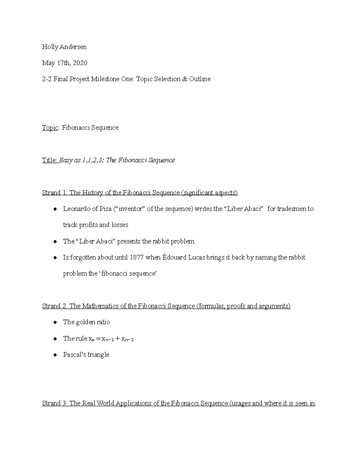Math final project outline - Holly Andersen May 17th, 2020 2-2 Final ...