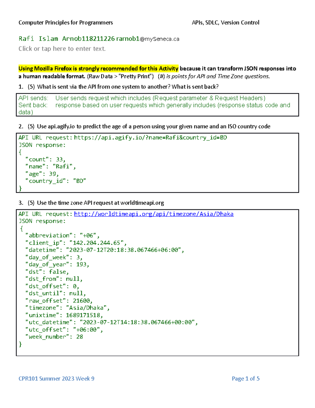 CP4P SDLC Activity Answers - Rafi Islam Arnob 118211226 rarnob1 ...