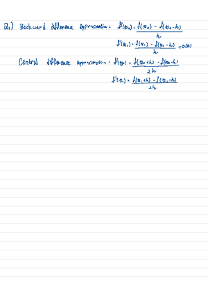 Numerical Integration Practice - CHBE 230 - Studocu