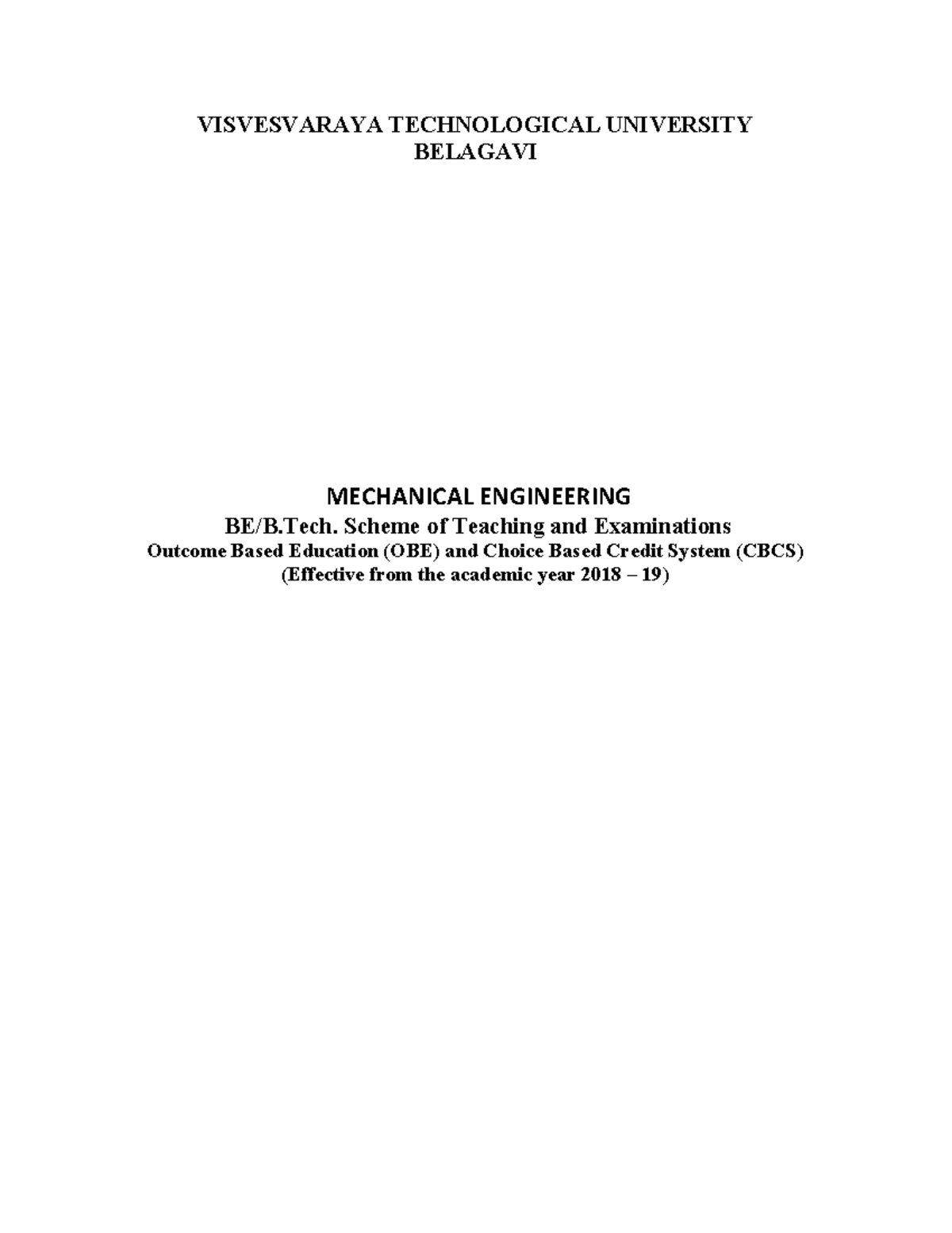 18 Scheme syllabus Mech 1 - VISVESVARAYA TECHNOLOGICAL UNIVERSITY ...