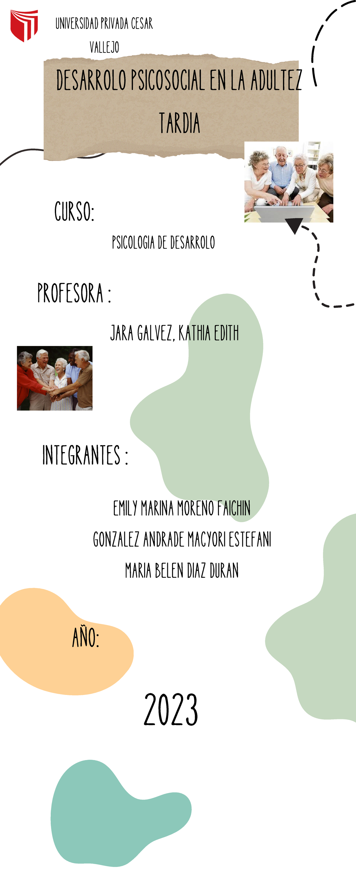 Infografia - practicas de desarrollo del trabajo - DESARROLO PSICOSOCIAL EN LA ADULTEZ TARDIA ...