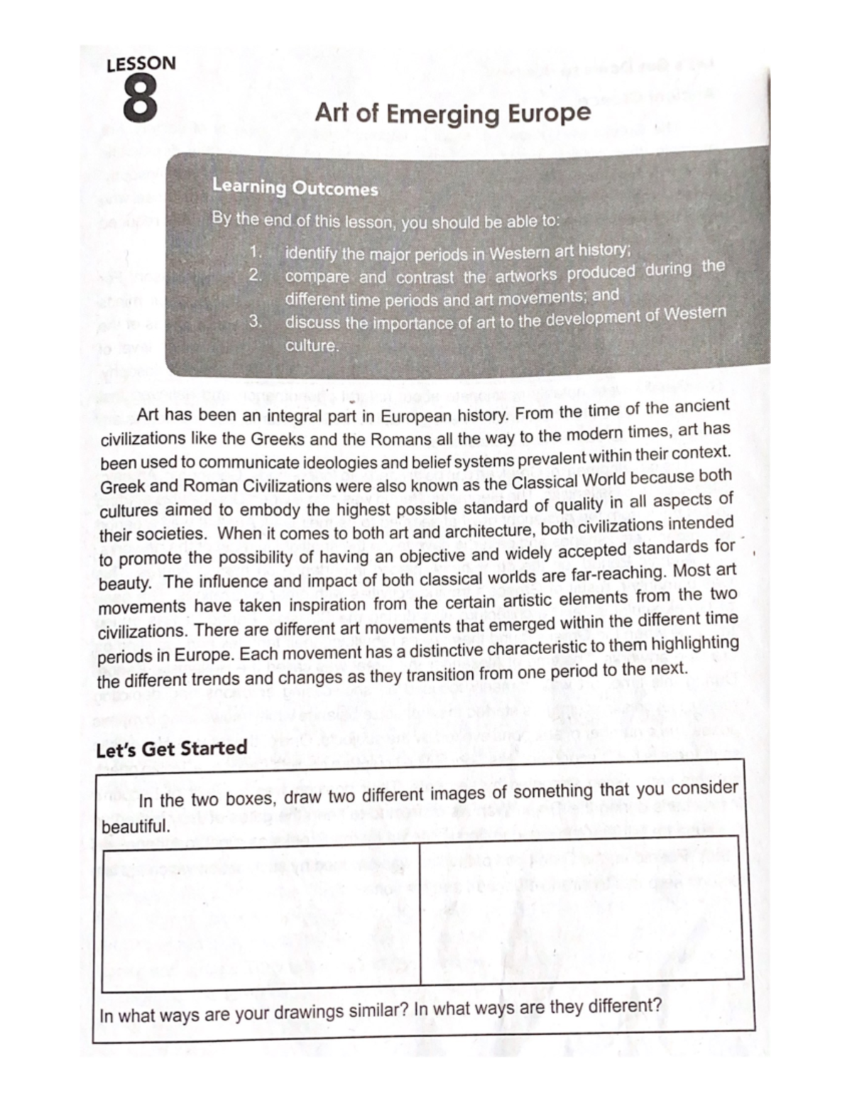 8-1 - Uhahahhajsha - LESSON Art of Emerging Europe Learning Outcomes ...