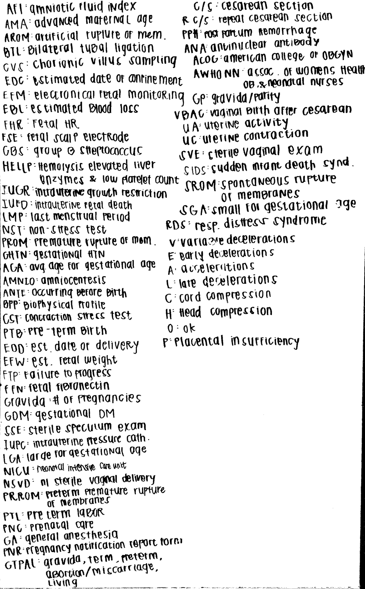 Flash card review notes on nursing - N0030N - Studocu