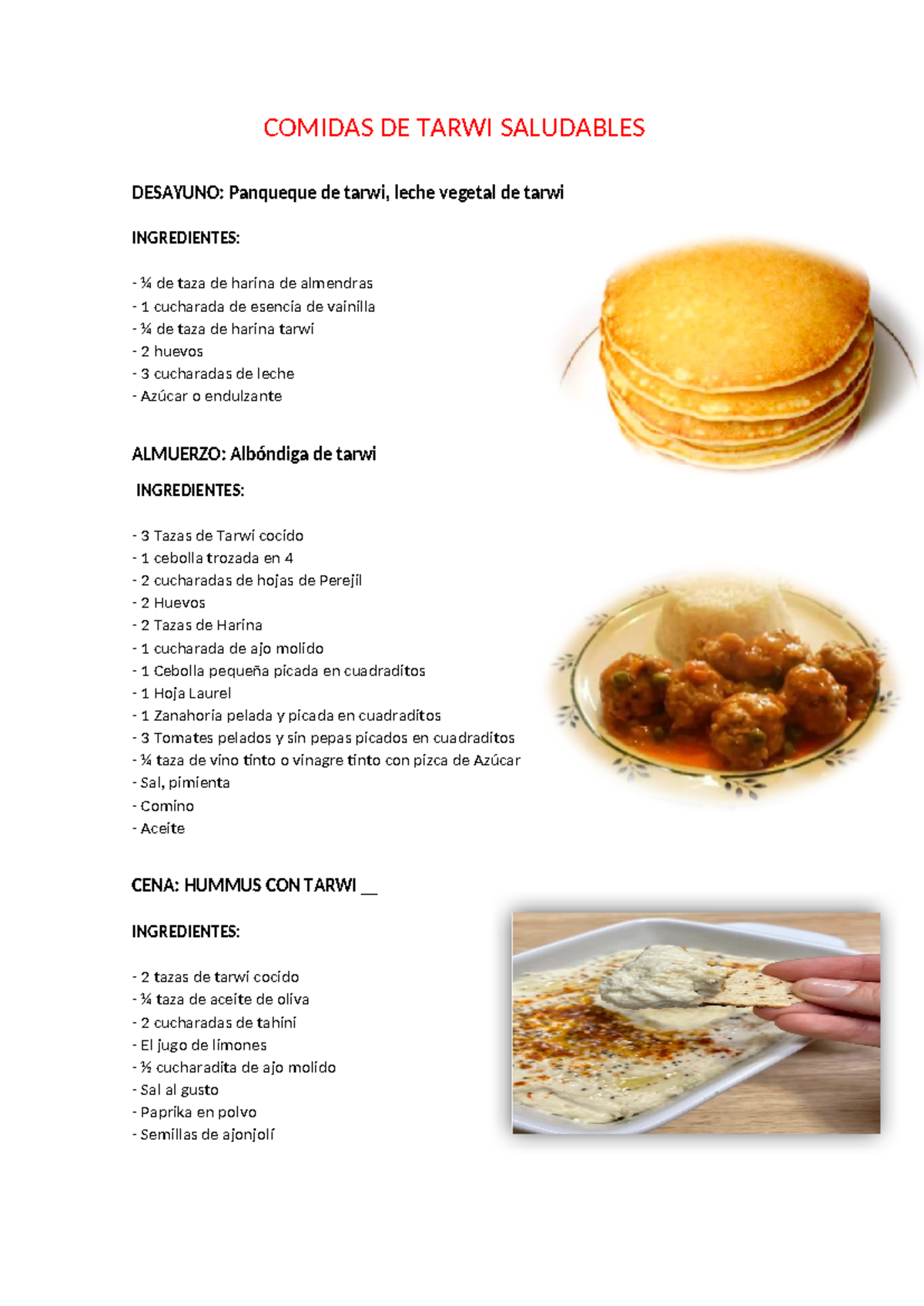 Comidas CON Tarwi Saludables 1 - COMIDAS DE TARWI SALUDABLES DESAYUNO ...