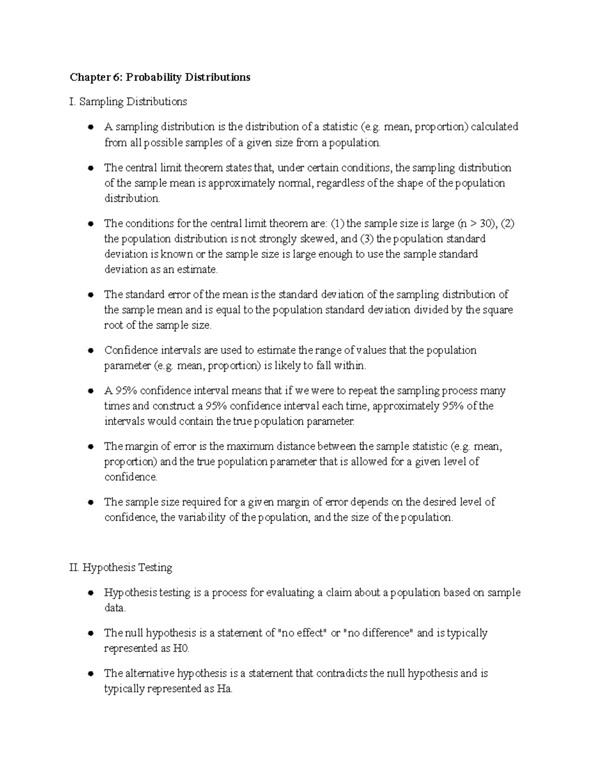 STAT 100 Chapter 6 - STAT 100 Notes for Ch 6 - Chapter 6: Probability ...