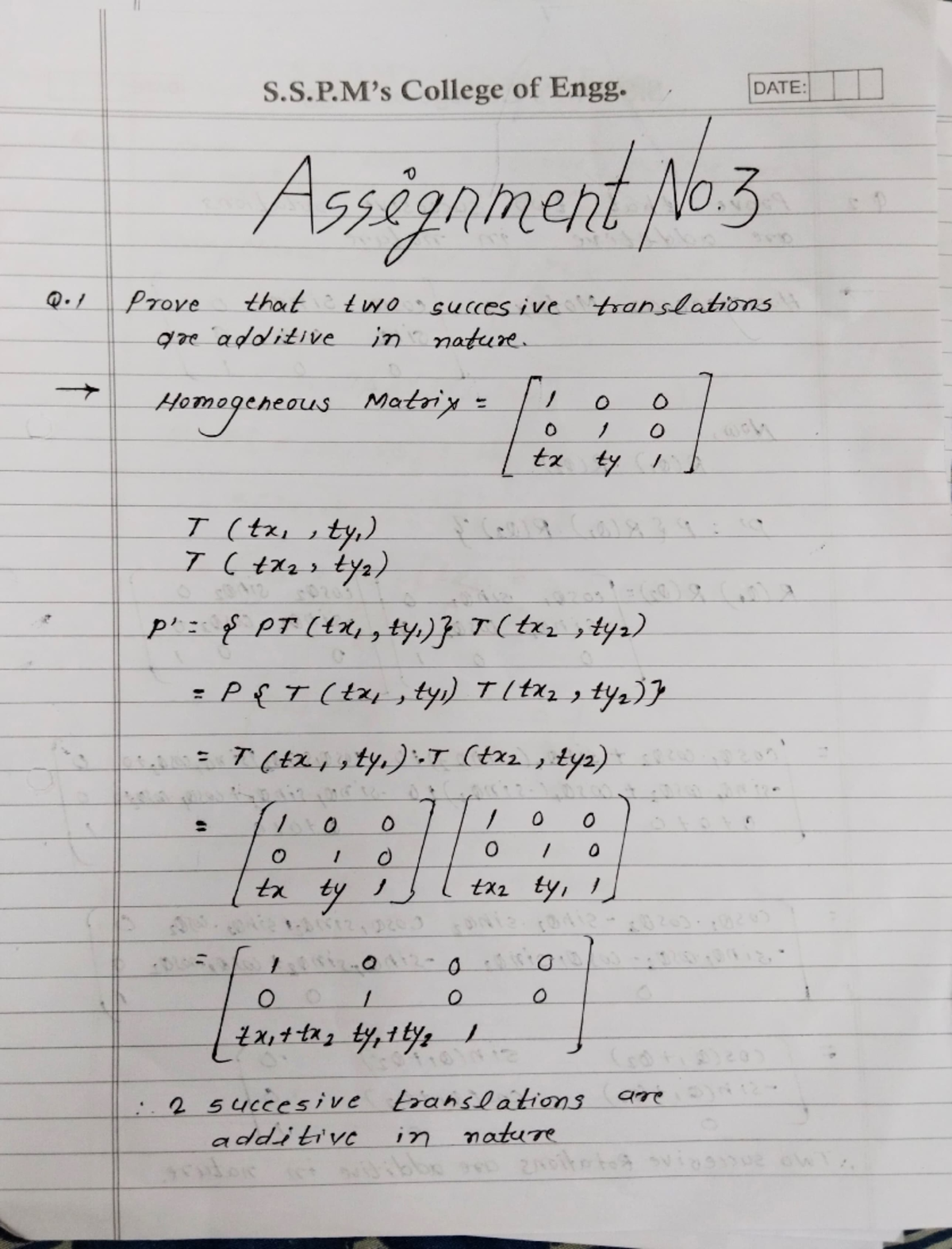 CG Ass no. 3 - Computer Graphics Of Semister III Mumbai University - S ...