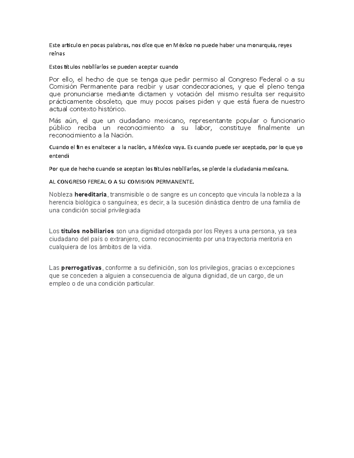 Art. 12 - Significado del articulo 12 constitucional mexicano - Este ...