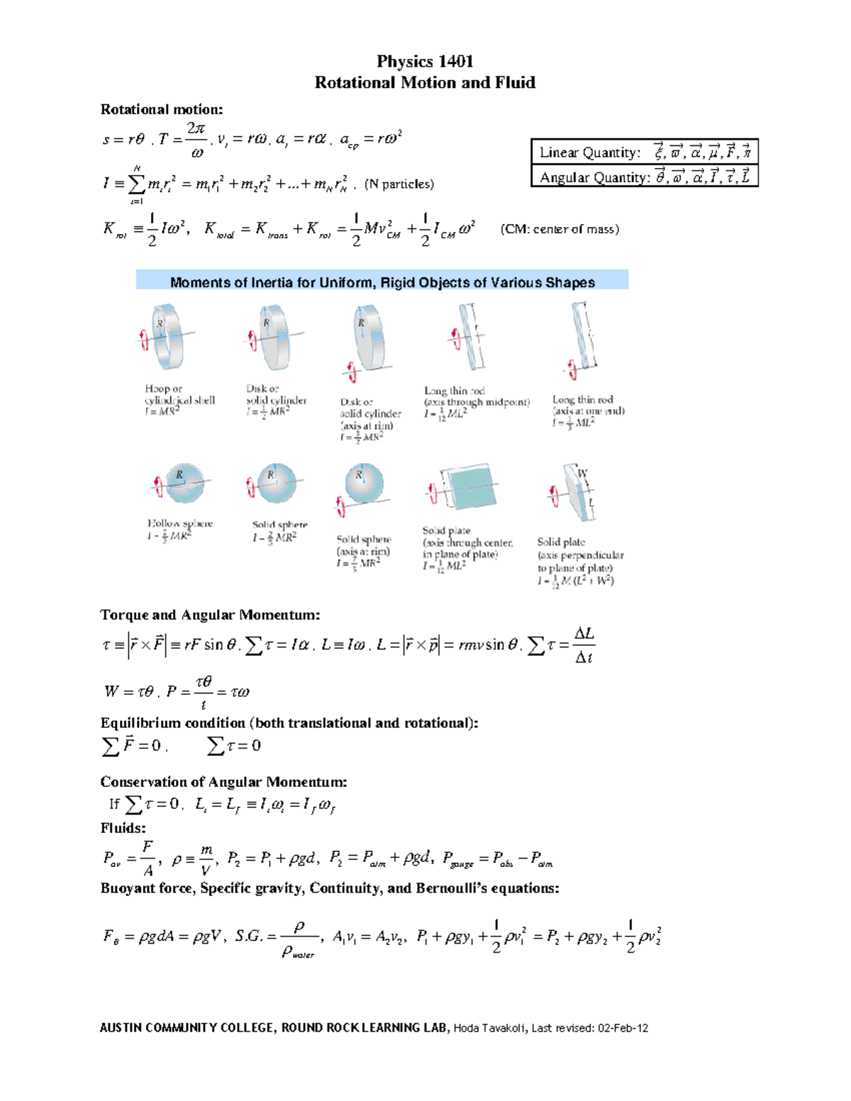 Gen Coll Phys Sheet 2 - Practice materials for general math - Physics ...