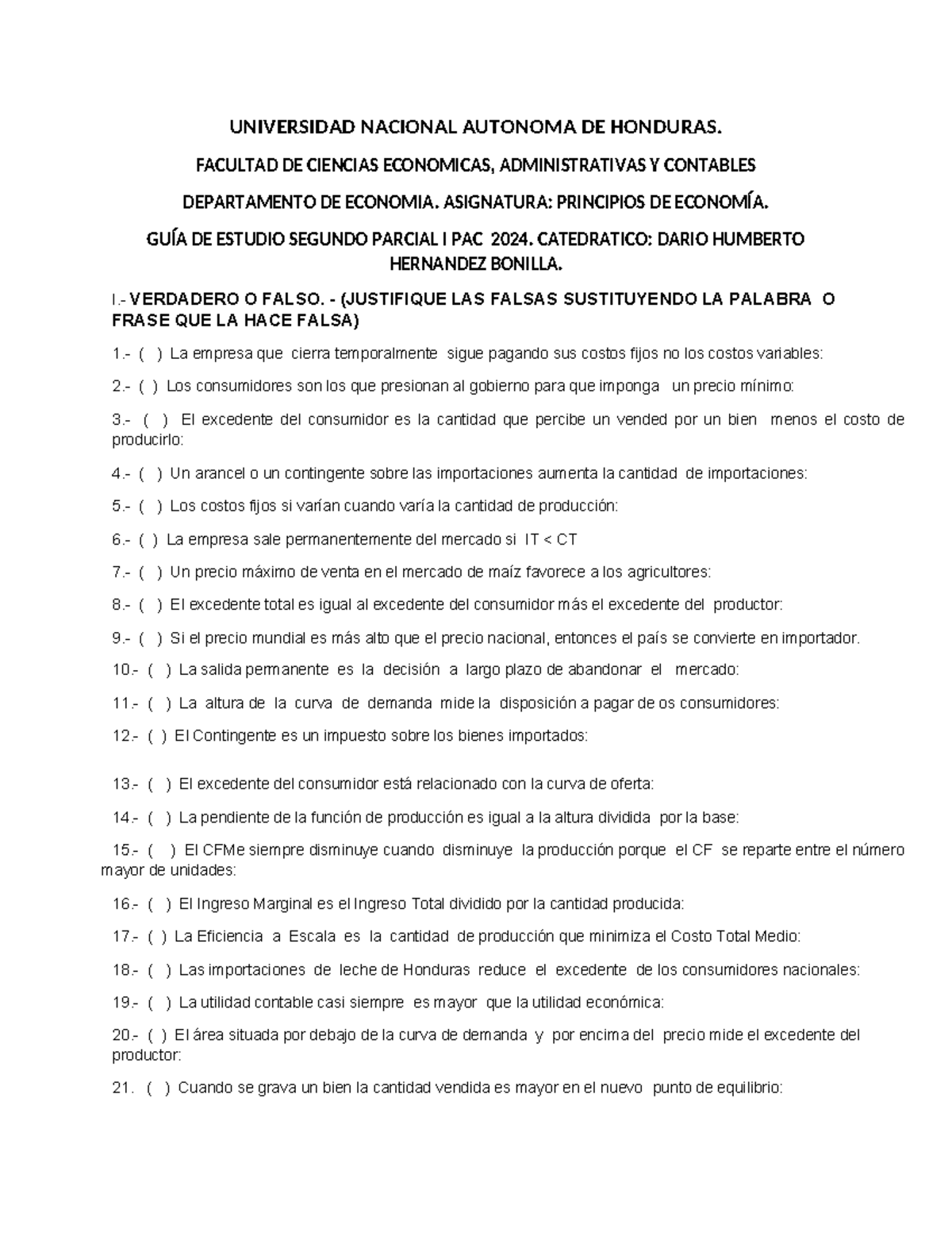 GUIA DE Principios. II Parcial II PAC 2023 - UNIVERSIDAD NACIONAL ...