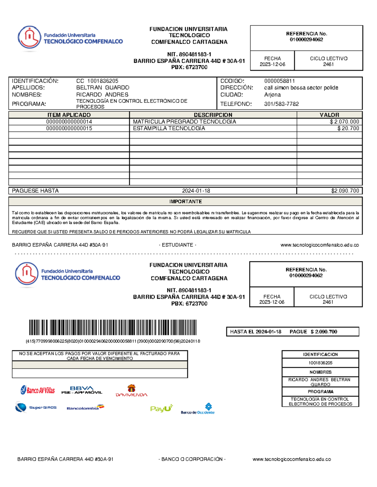 LC Orden PAG - soy tecnologo de control electronico de proceso y soy de ...