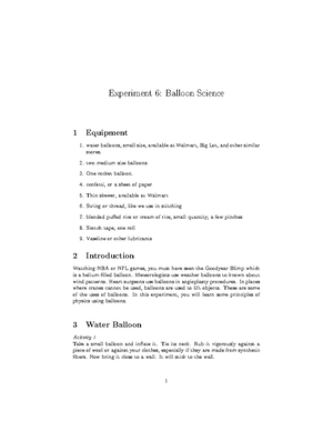 Catapult Lab - Parts I and II - In this lab report, we are building a ...