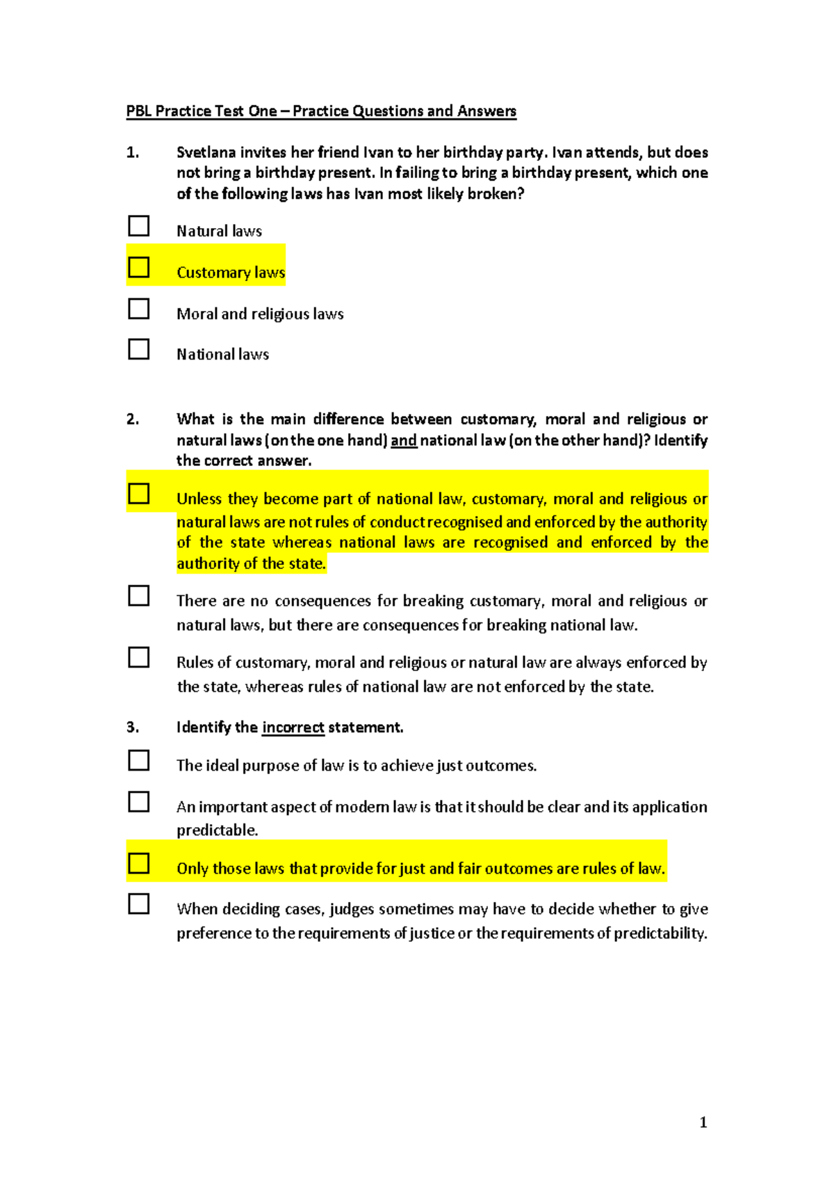 Practice Test One - answers - PBL Practice Test One – Practice ...