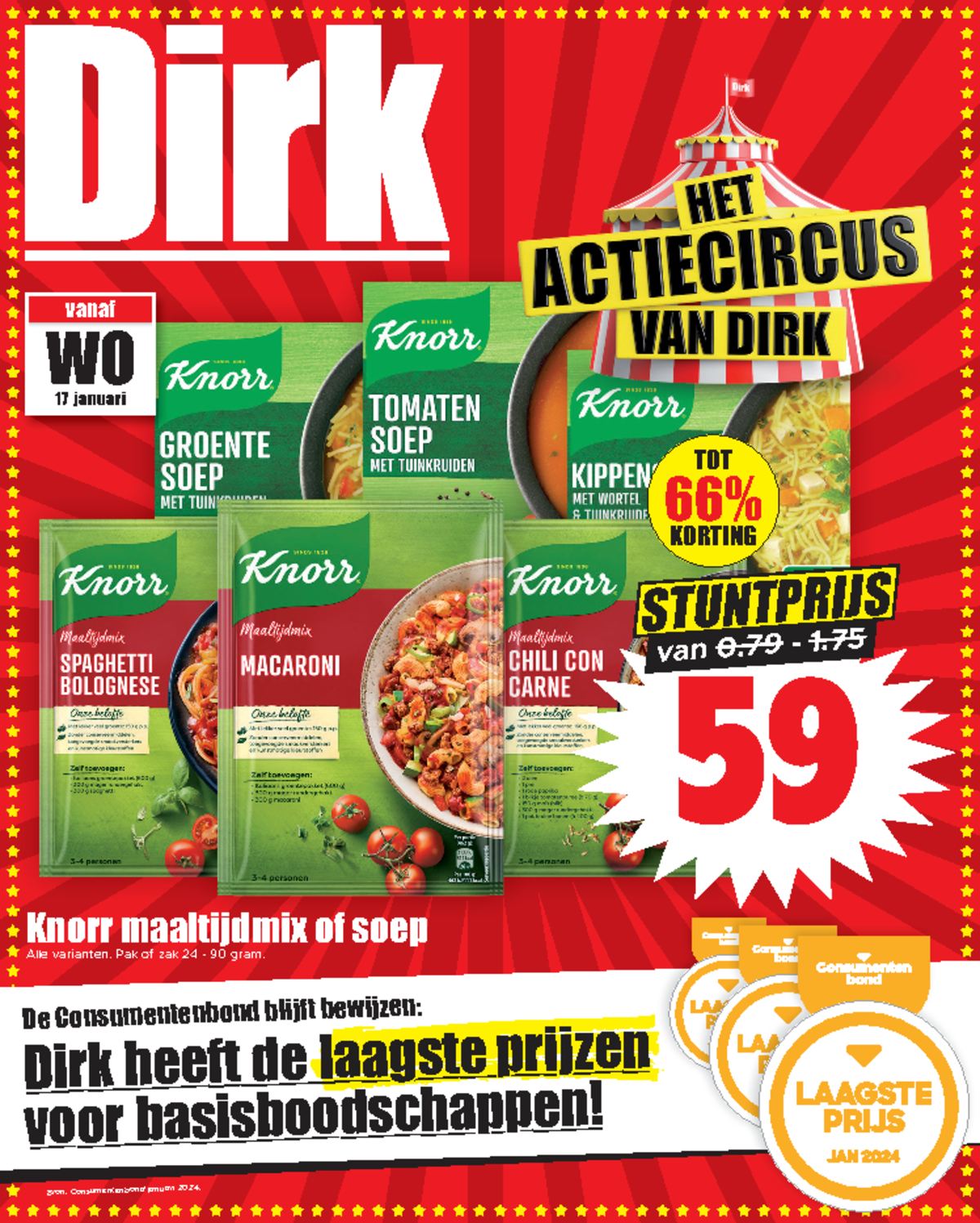 Dirk Folder Horizontaal - aanbiedingen ma di - Knorr maaltijdmix of ...