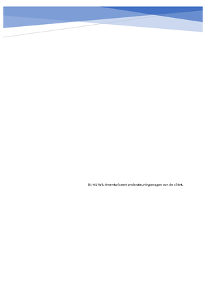 B1-K1-W2 - sdfsdfdsf - B1-K1-W2: Adviseert en instrueert over preventie ...