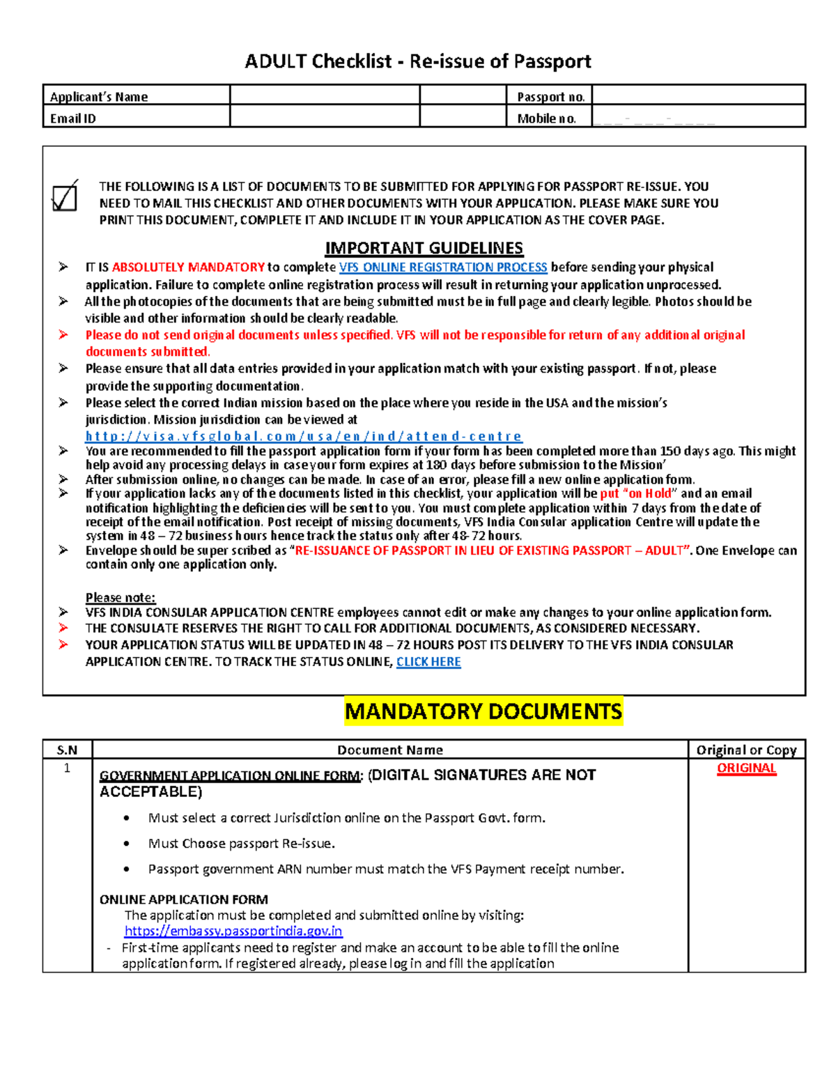 Re issuance with Passport Adult - CTC-200 - Studocu