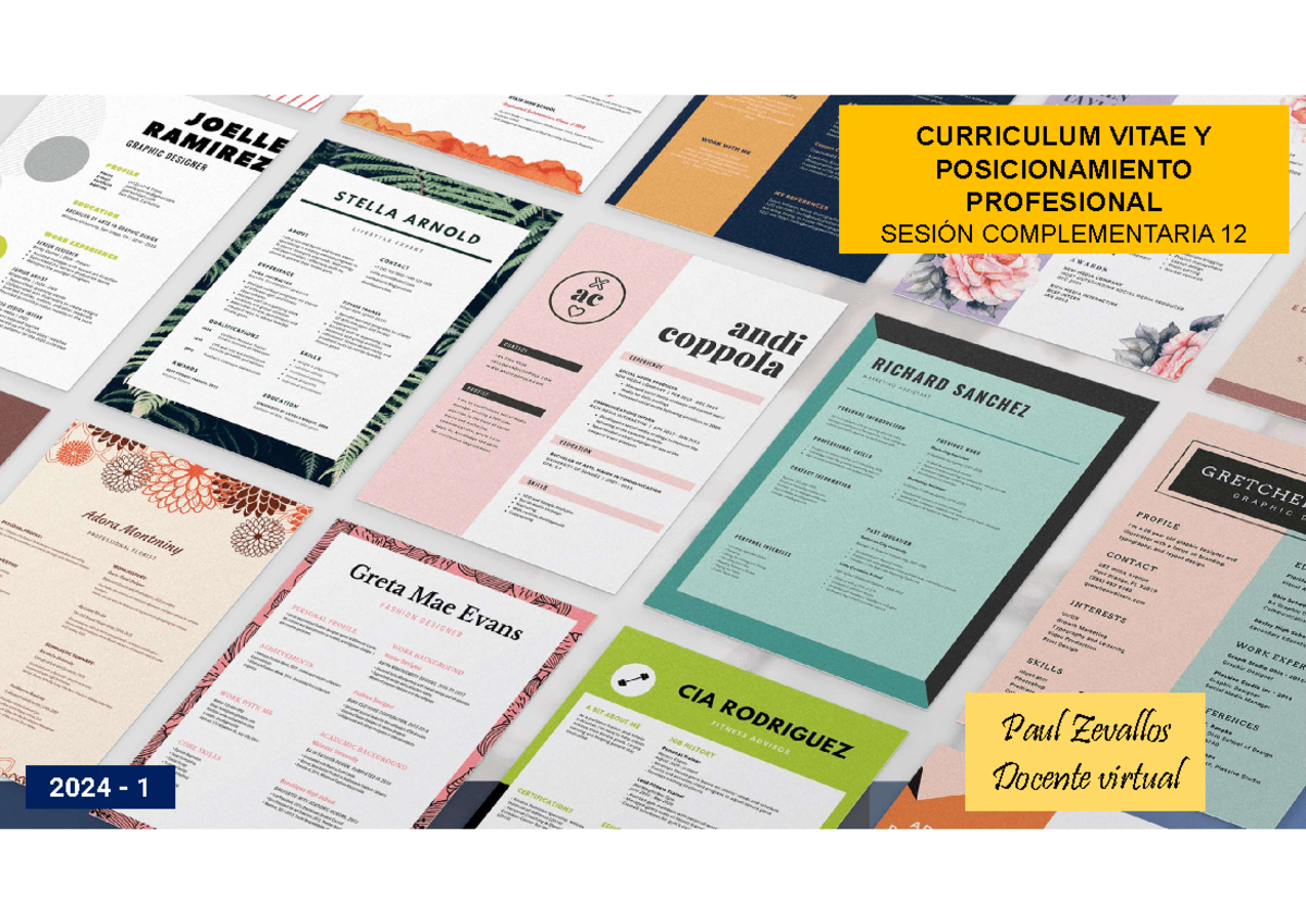 PPT- Módulo 11 Semana 12 - CURRICULUM VITAE Y POSICIONAMIENTO ...