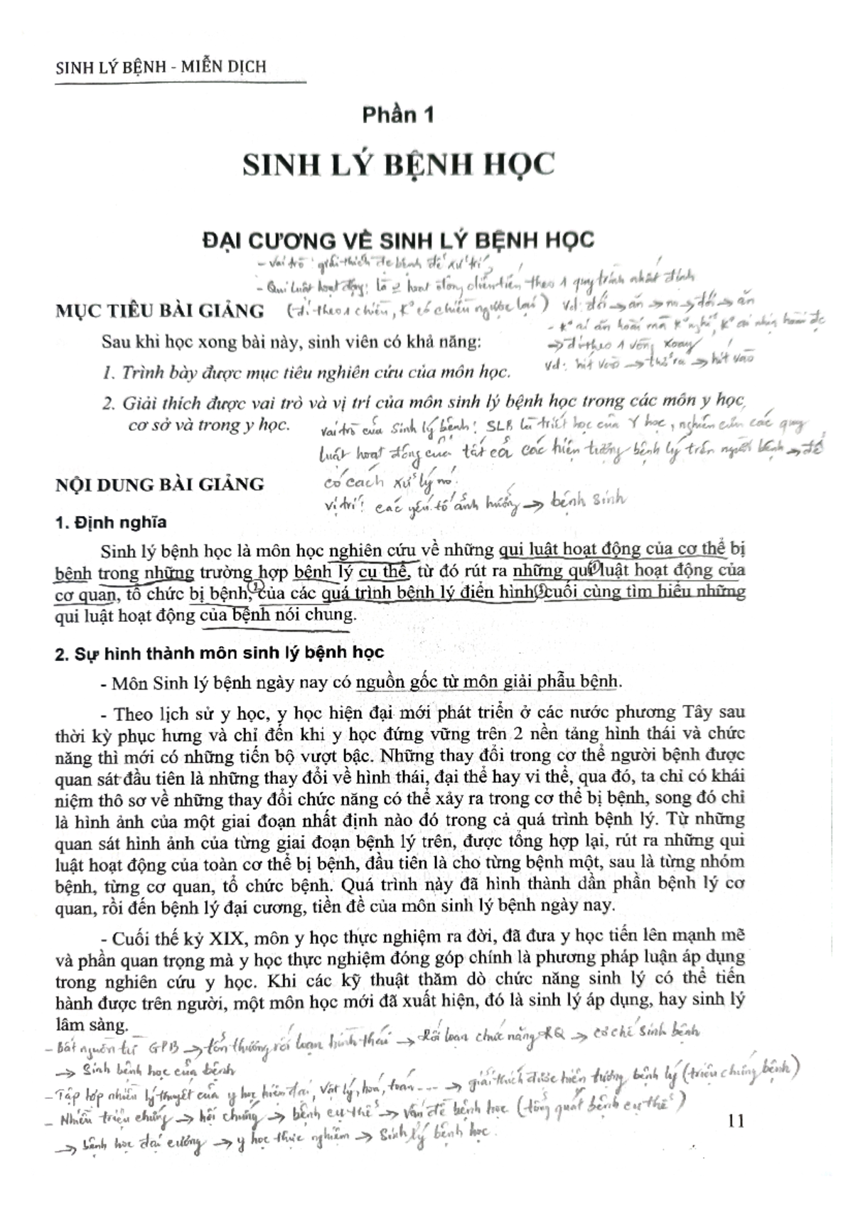 DC + KNCB - Giáo trình - SINH LY BÊNH MIEN DICH Phân 1 SINH LY BENH HQC DAI VÊ SINH LY BENH HQC ...