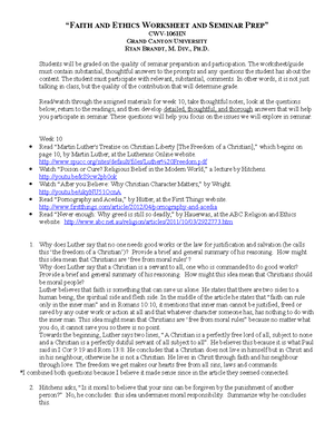 CWV101 Topic 5 DQ 1 - discussion questions week 5 - CWV Topic 5 DQ 1 ...