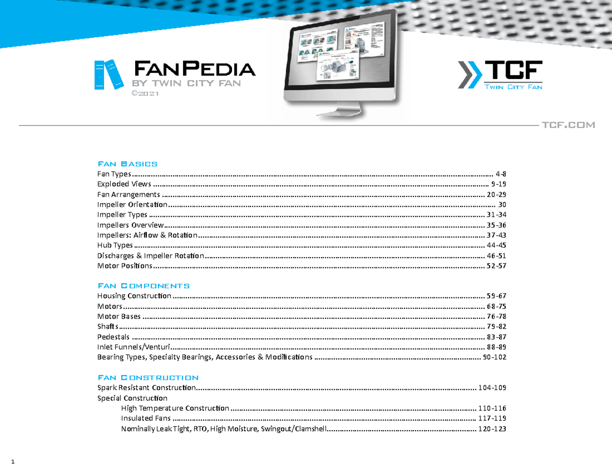Fan Selections HVAC - by twin city fan © Twin City Fan Twin City Fan ...