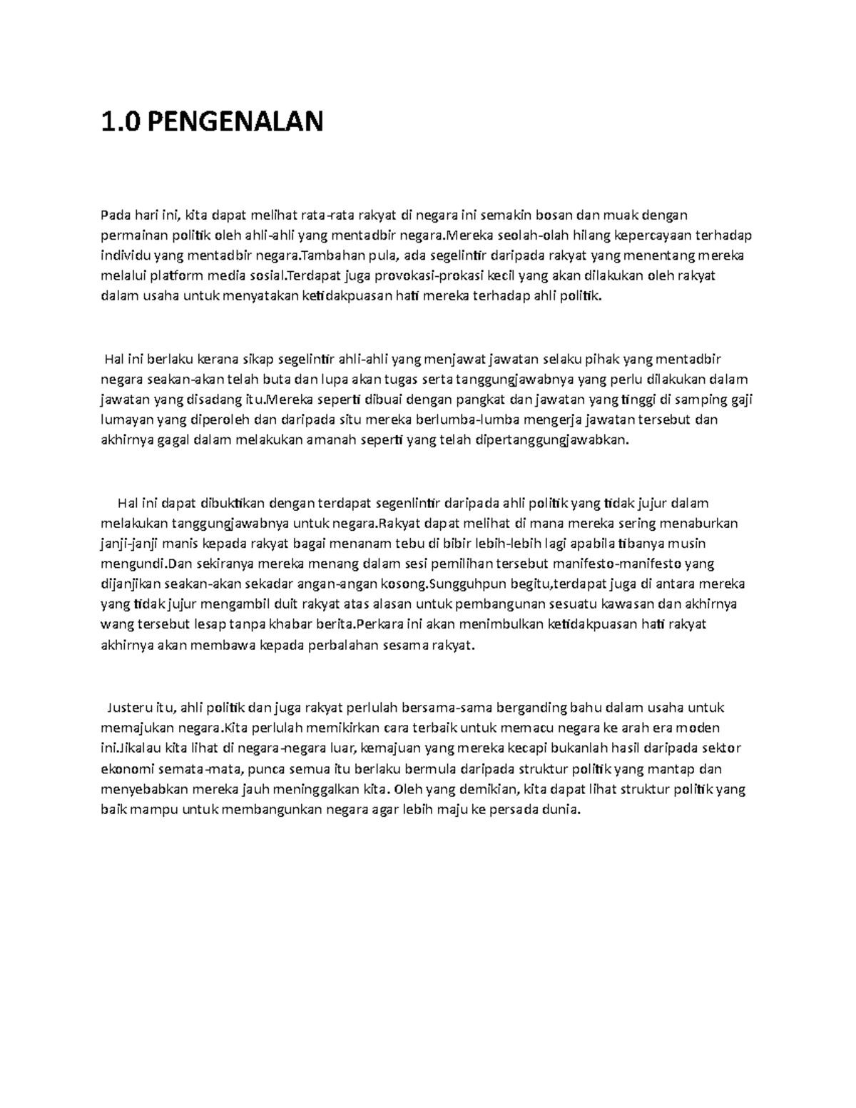 Pengenalan - 1 PENGENALAN Pada hari ini, kita dapat melihat rata-rata ...