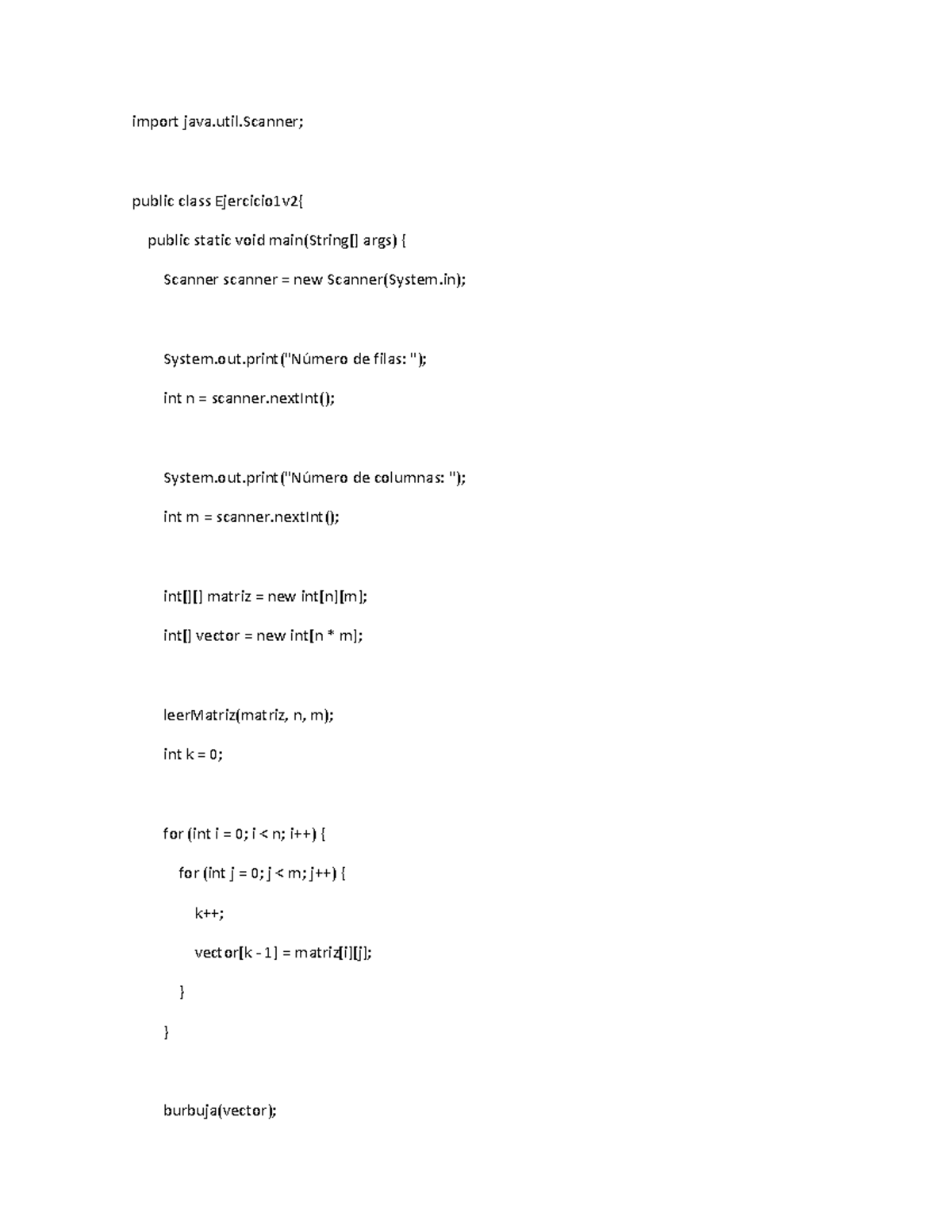 Julian ejercicio - import java.util; public class Ejercicio1v2{ public static void main(String ...