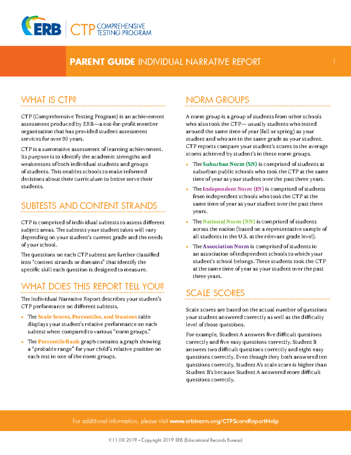 ERB Parent Guide ...