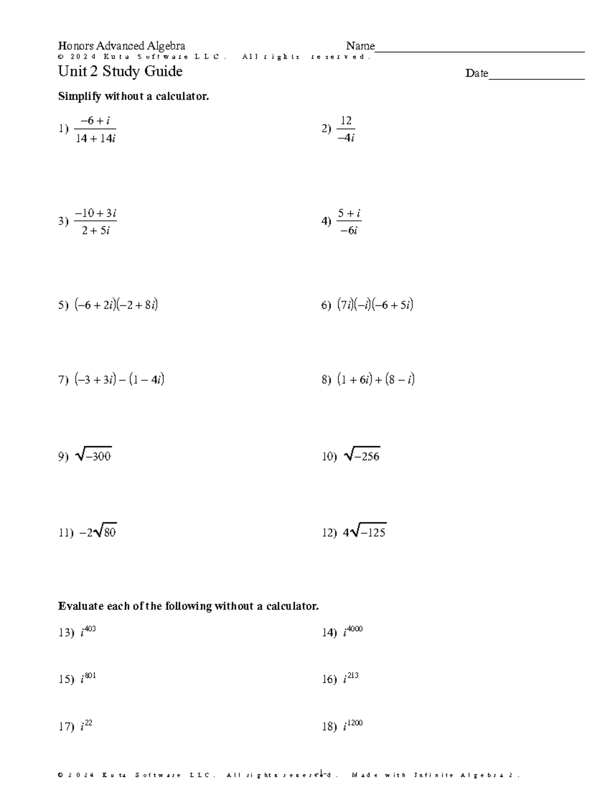 Unit 2 Study Guide with Answer Key - ©j s 2 M 0 U 2 T 4 r WKQuDtJaH ...