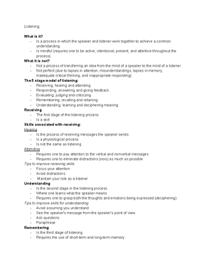 Copy of SLWK 230 Final Exam - SLWK 230: Communication in the Helping ...
