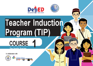New TIP Course 1 Dep Ed Teacher - Te ac h er Induction Program (TIP ...