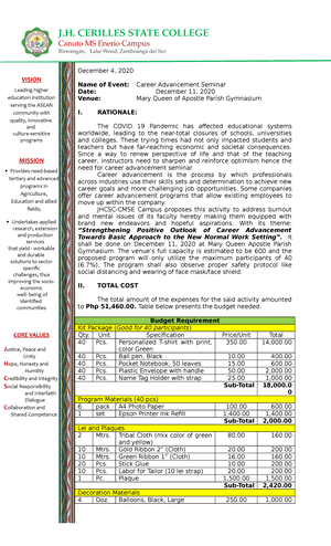 Action Plan for Tesda Scholarship Programs 2018 - JH CERILLES STATE ...